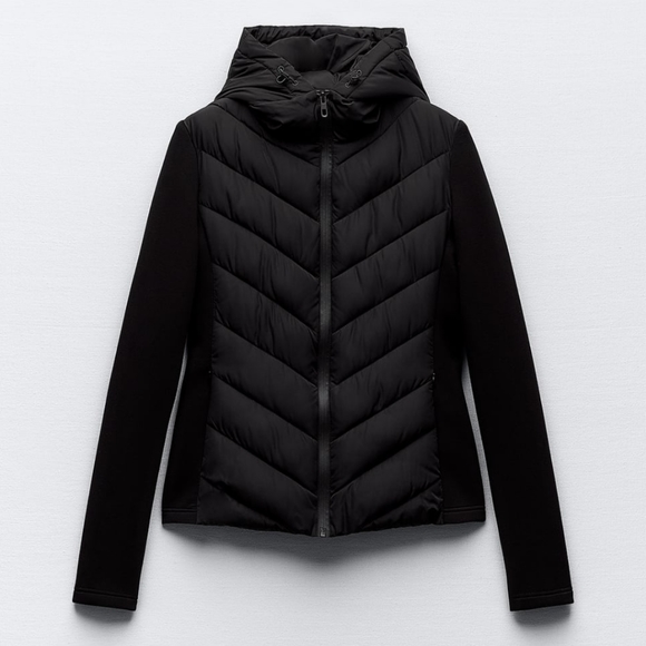 Zara | Jackets & Coats | Zara Combination Puffer Jacket | Poshmark